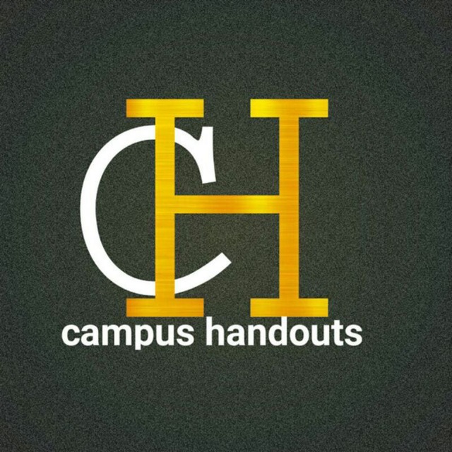 Telegram channel "Campus handout" — @campus_handouts — TGStat
